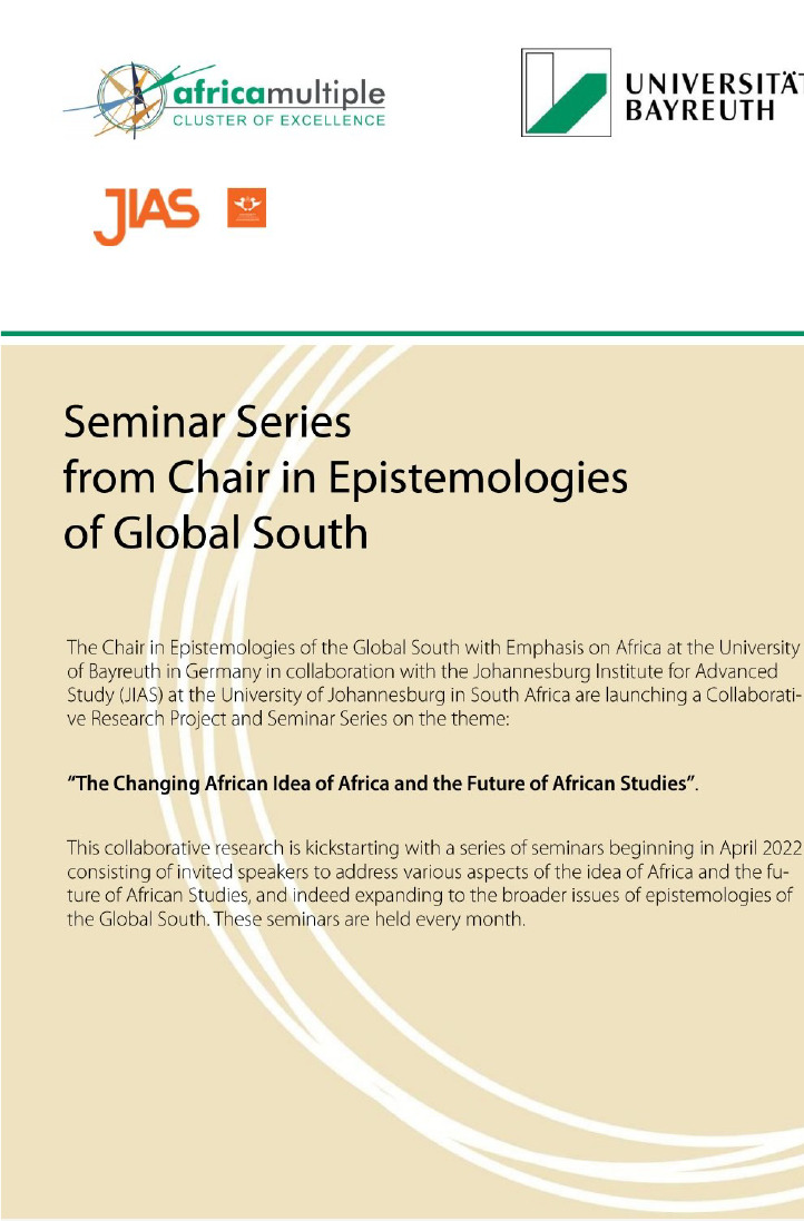 Seminar Series from Chair in Epistemologies of Global South ...